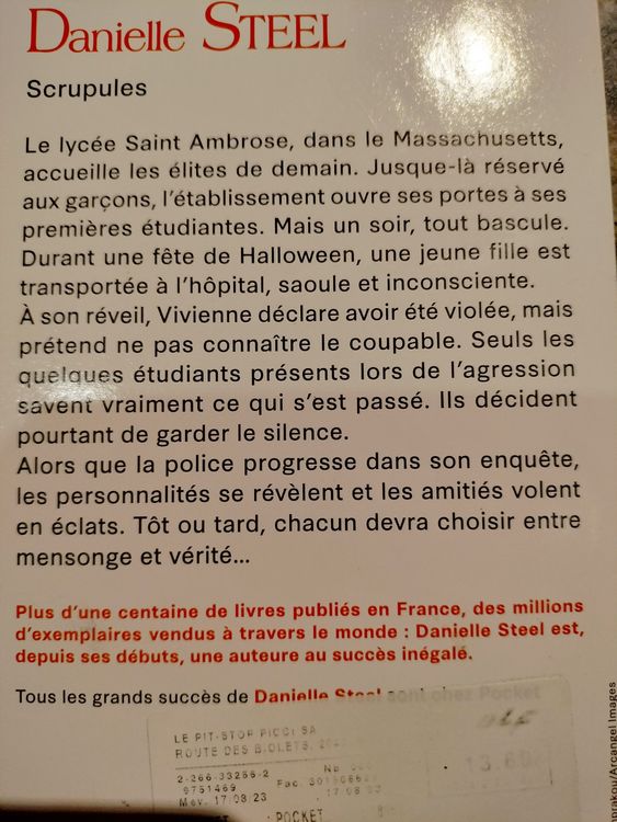 Scrupules Danielle Steel (D'occasion) à Cortaillod pour CHF 3 – avec ...