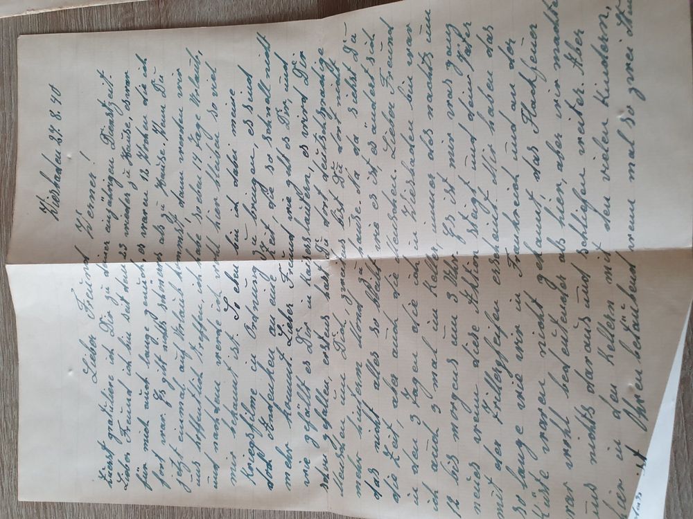 Feldpost Brief mit Inhalt WW2 1940 (Gebraucht) in Basel für CHF 1.3 ...