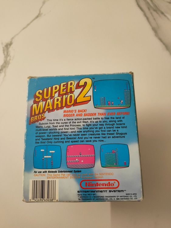 NES super Mario 2 Mit Original Verpackung Sammler (Gebraucht) in Oensingen für CHF 36 – mit ...
