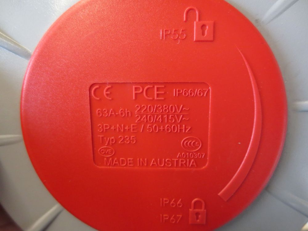 CEE Kupplung 63A 5P 6h 400V IP66/67 von PCE Gewerbe Bau (Neu (gemäss Beschreibung)) in Sulz LU ...