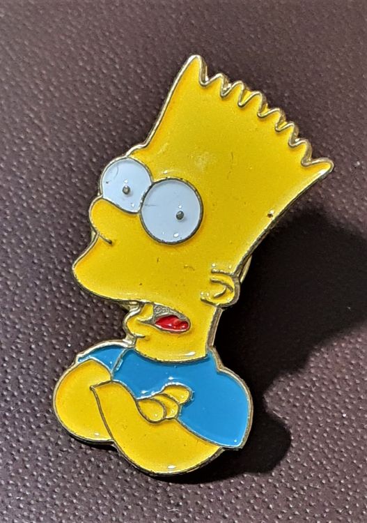 Q497 - Pin Comic Figur - Die Simpsons / Bart Simpson (Gebraucht) in Reinach BL für CHF 2 – mit ...