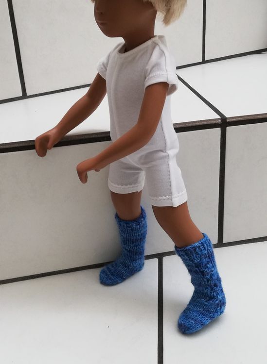 2 Paar Kniesöckli für Sashas mit Zopfmuster (Neu und originalverpackt) in Seewen SZ für CHF 12 ...