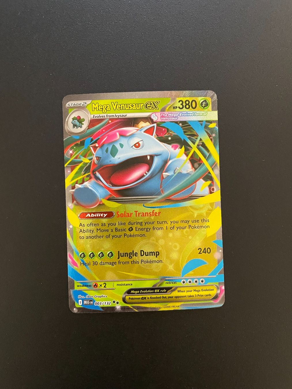 Pokémon Mega Evolution Mega Venusaur Ex 003/132 ab 1 (Gebraucht) in ...