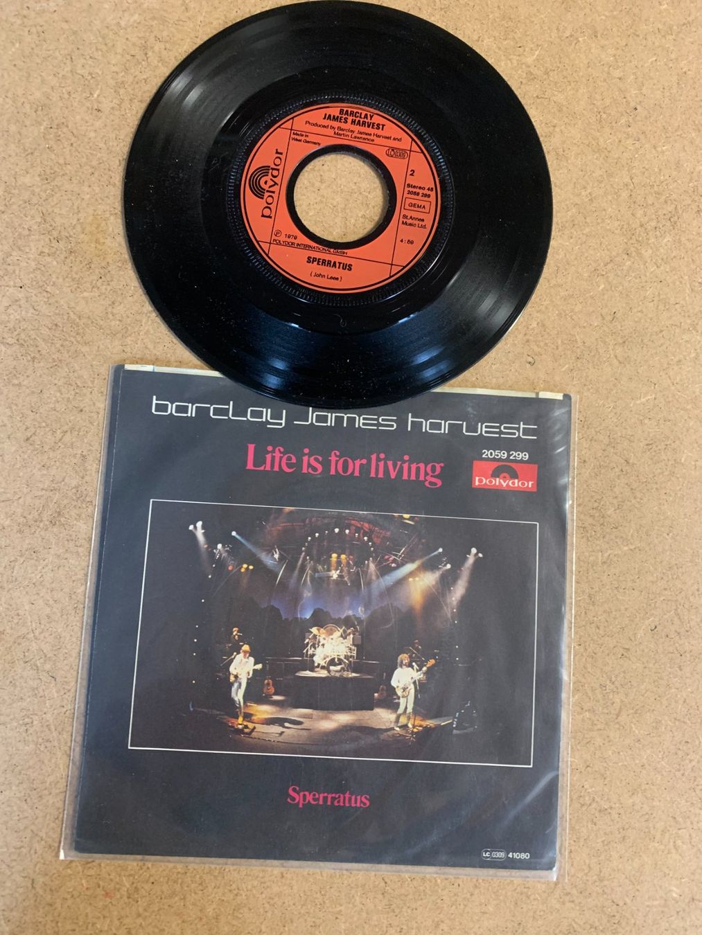 Barclay James Harvest - Life is for Living Single Vinyl (Gebraucht) in ...