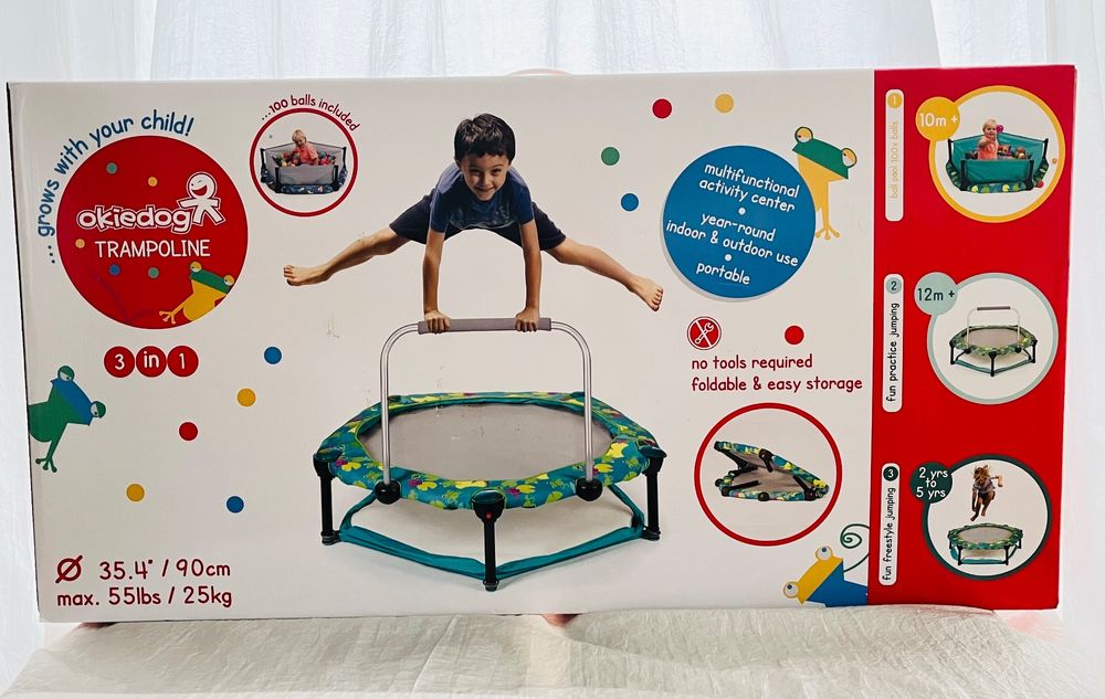 Trampolin Okiedog Classic 3 in 1 (90 cm) (Neu und originalverpackt) in Oberegg für CHF 40 – mit ...