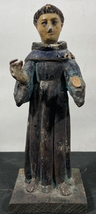 Antike Heilige Barock geschnitzte Holz Skulptur | Kaufen auf Ricardo