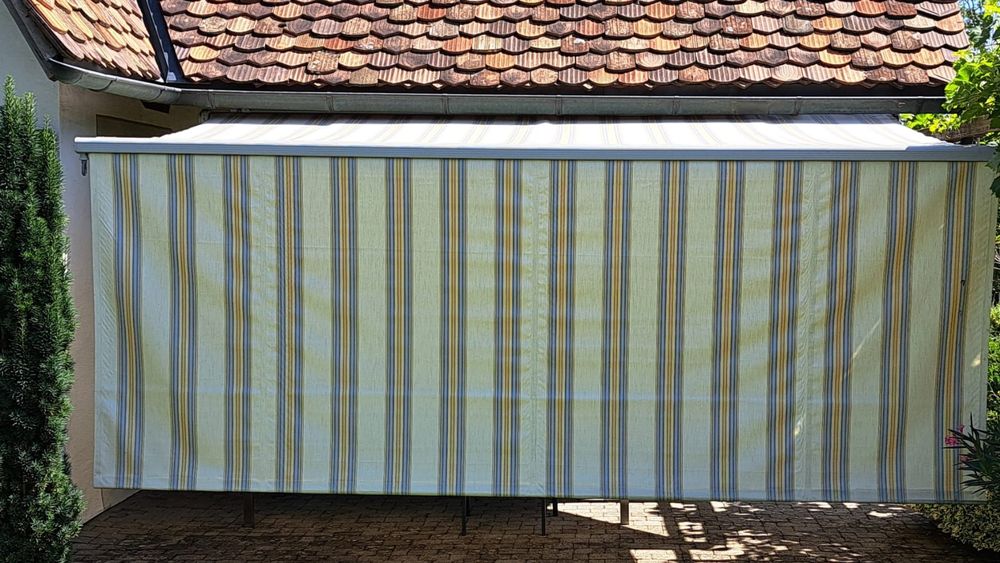 Sonnenstore / Markise mit Volant, handbetrieben | Kaufen auf Ricardo