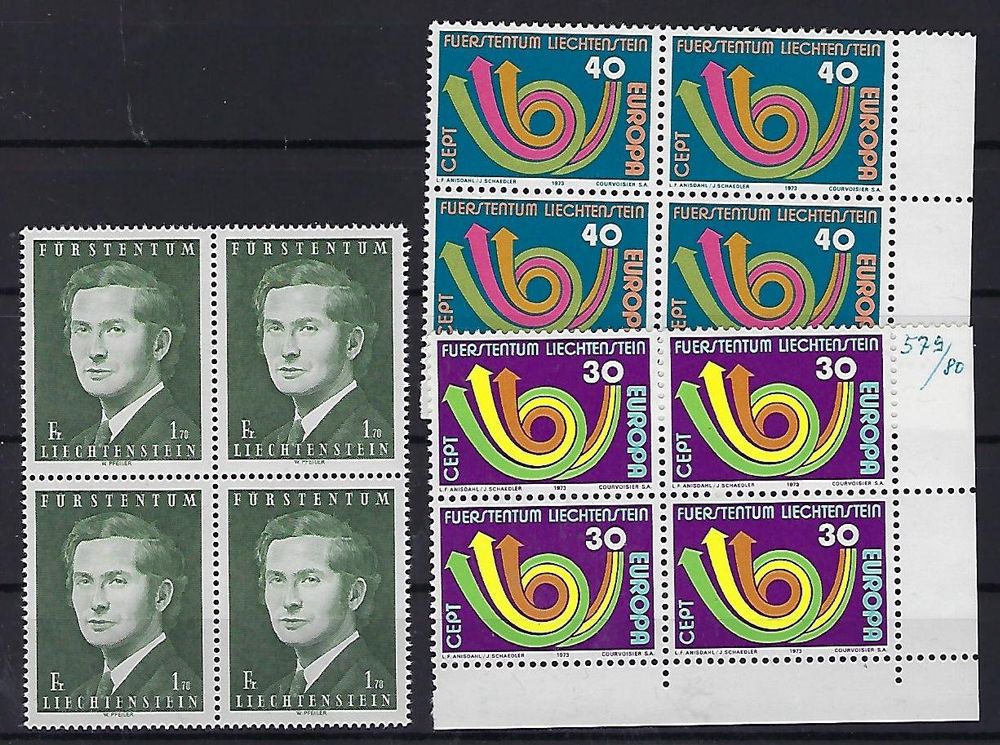 1973 Liechtenstein Viererblocks 11806 | Kaufen auf Ricardo