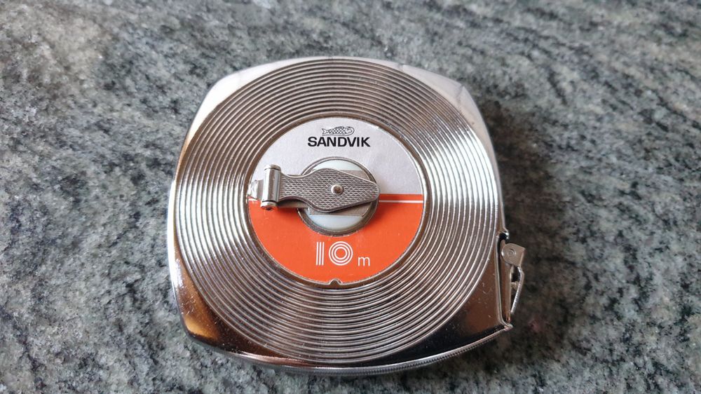 VINTAGE MESSBAND / ROLLMETER - SANDVIK (Neu (gemäss Beschreibung)) in ...