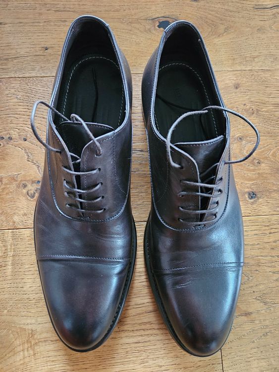 Hugo Boss Herren Lederschuhe neuwertig Grösse 9 / EU 43 (Neu (gemäss ...