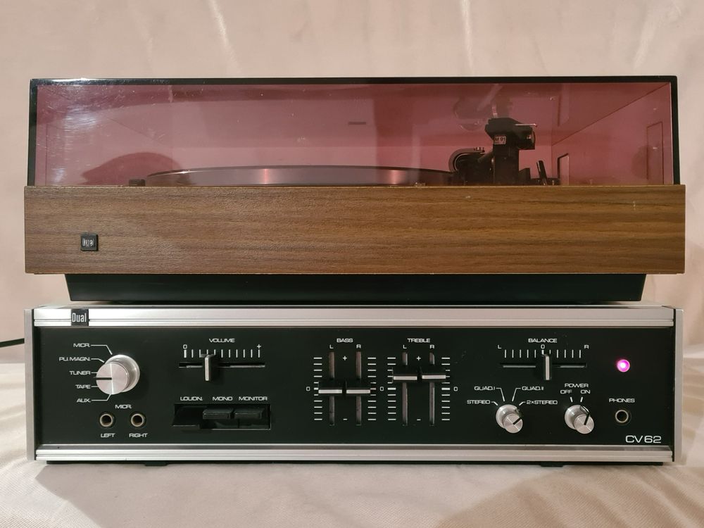 DUAL CV 62 W und CS 34 (1228) Verstärker Plattenspieler (Gebraucht) in ...