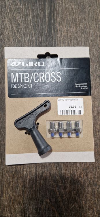 Giro MTB/Cross Toe Spike kit (Neu und originalverpackt) in La Roche FR ...