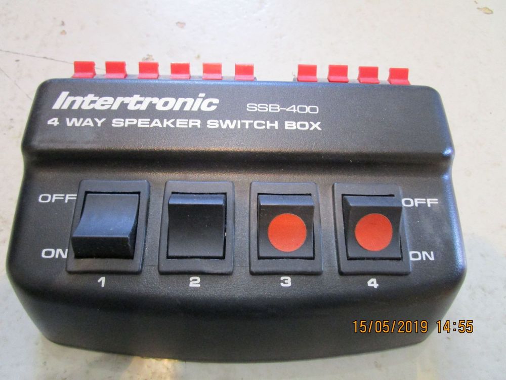 4 way speaker switch Box (Gebraucht) in Blatten / Naters für CHF 3 ...
