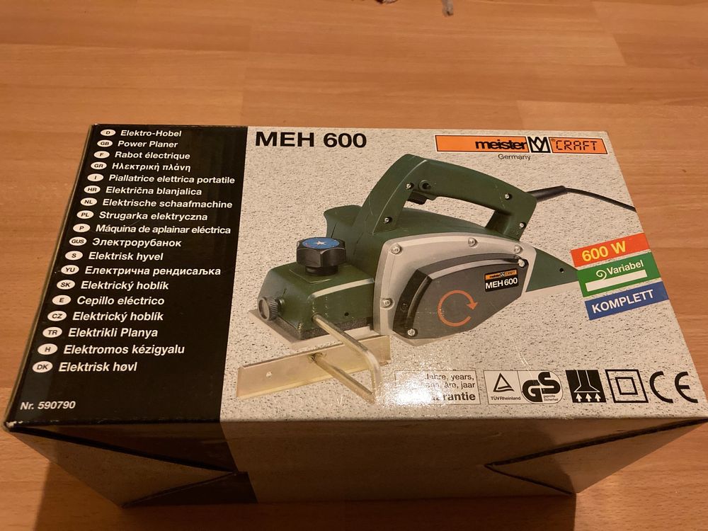 Meister Craft Komplett MEH 600 Elektro-Hobel (Gebraucht) in Sattel für ...