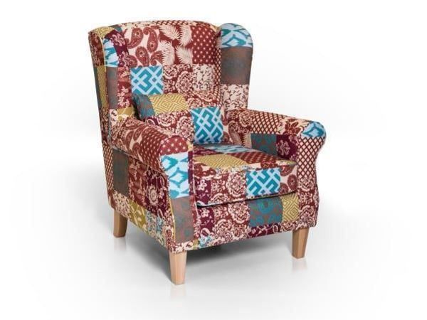 WILLY Ohrensessel Sessel Patchwork | Kaufen auf Ricardo