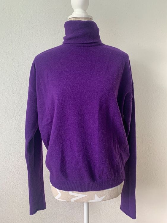 Kaschmir COS Rollkragenpullover Gr. XS, oversize violett | Kaufen auf ...