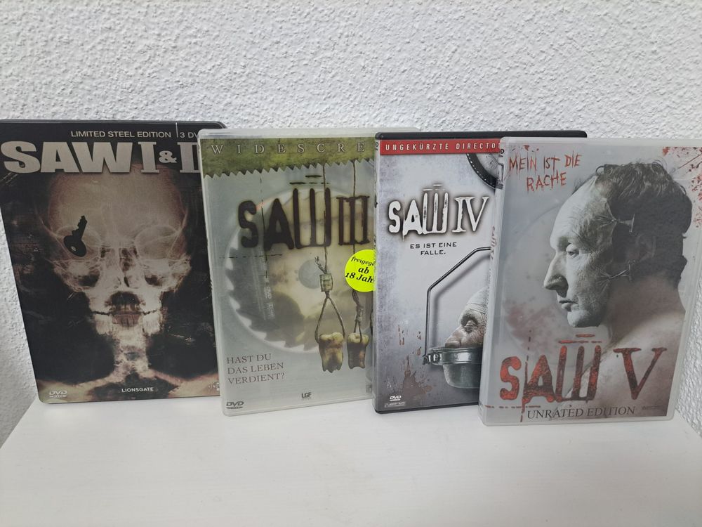 DVD SAW 1-5 (Gebraucht) in Oftringen für CHF 10 – nur Abholung auf Ricardo kaufen
