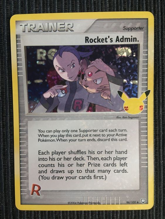Pokemon Rocket‘s Admin Celebrations EN (Neu (gemäss Beschreibung)) in ...