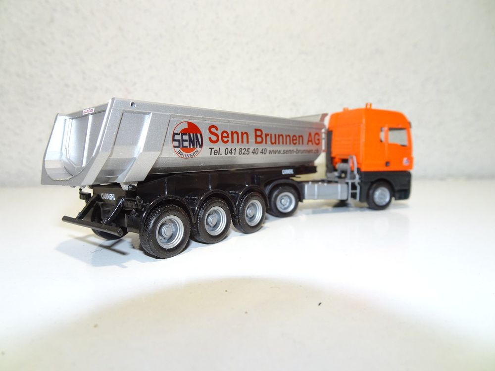 Herpa Lastwagen LKW MAN Senn Brunnen Sattelschlepper HO (Gebraucht) in Luzern für CHF 35.9 – mit ...