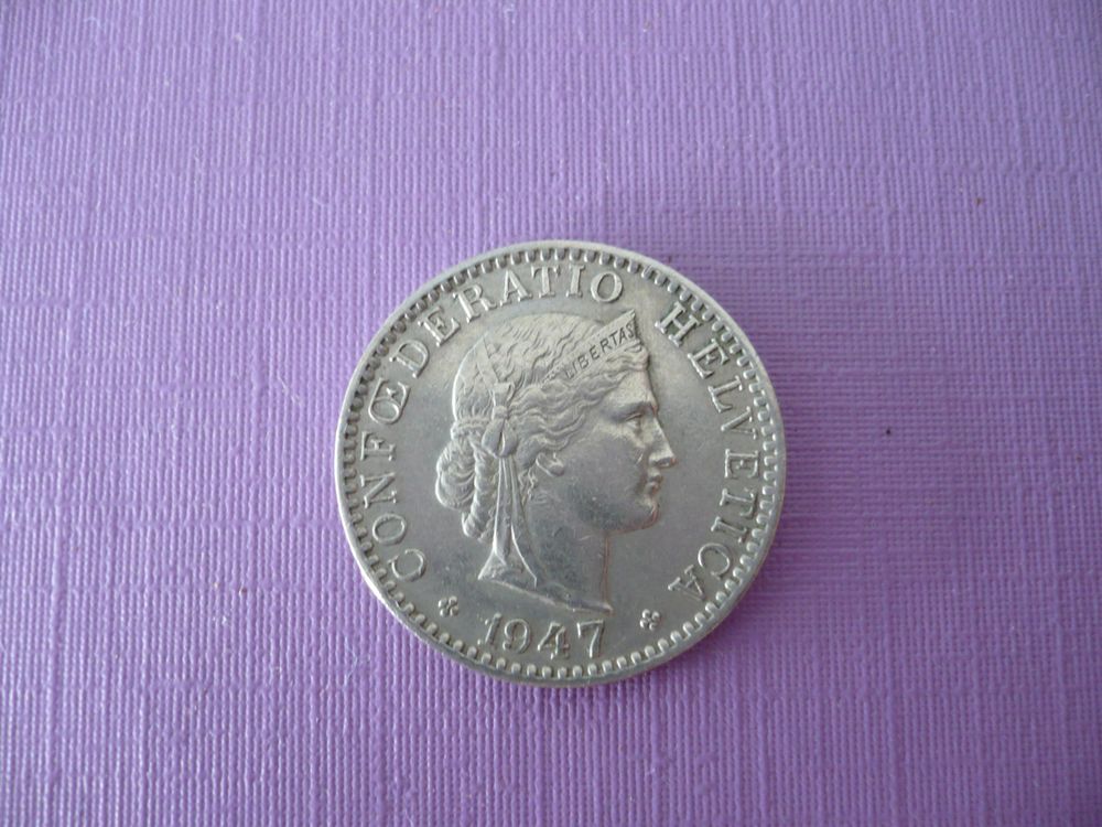 20 Rappen 1947 (Gebraucht) in Winterthur für CHF 1 – mit Lieferung auf Ricardo kaufen