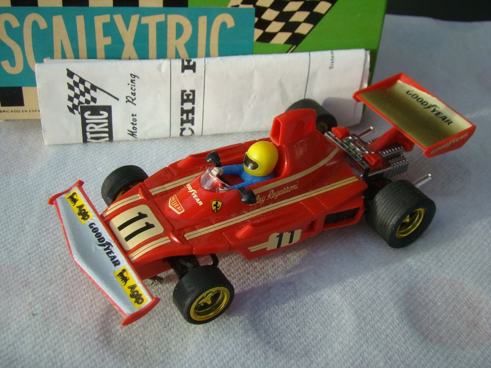 Scalextric Ferrari 312 B3 Regazzoni sehr selten mit Box rar (Gebraucht ...