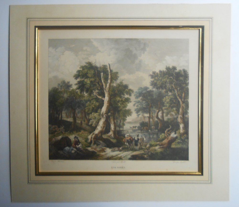 La Forêt. Radierung nach einem Gemälde von Ruysdal. 1814. (Gebraucht ...