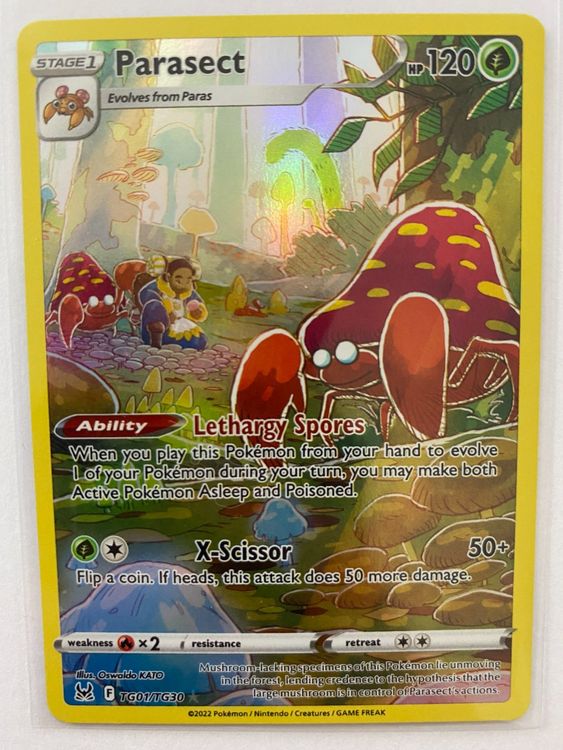 Pokemon Parasect TG01/TG30 Lost Origin EN (Neu (gemäss Beschreibung ...