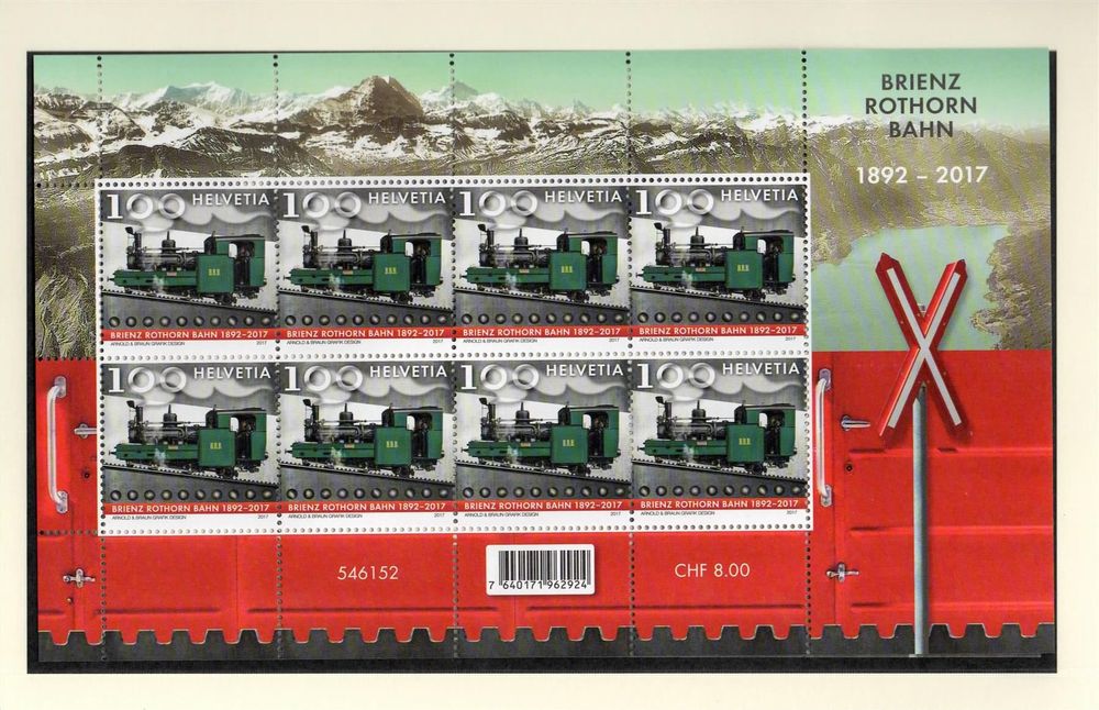 Kleinbogen Brienz Rothorn postfrisch (Neu (gemäss Beschreibung)) in Baden für CHF 9 – mit ...