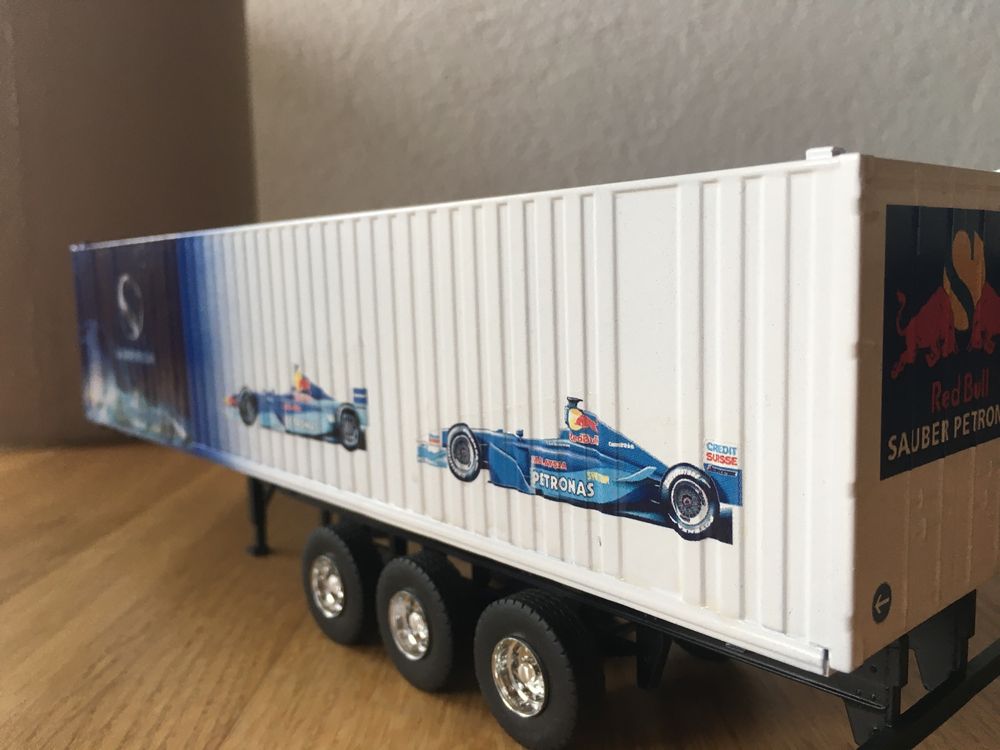 Sauber Petronas F1 Trailer Anhänger Remorque Eligor Blanc W (Gebraucht ...