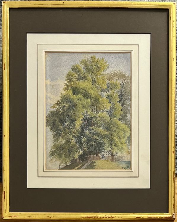 Hugo Frey (1878-1939) Garten Szene Aquarell | Kaufen auf Ricardo