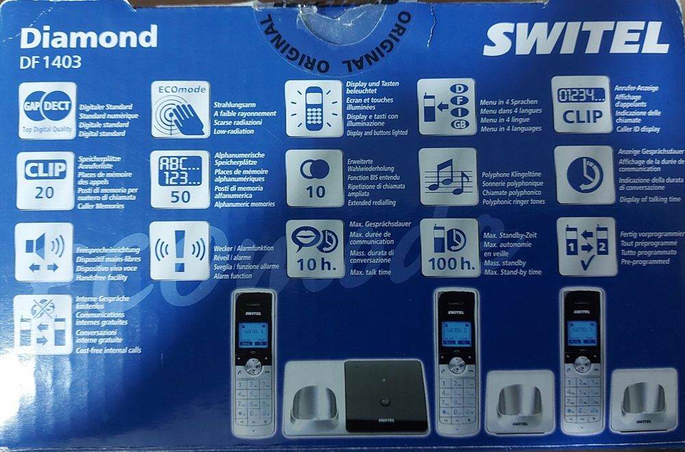 Switel Diamond DF1403 3er Set (Gebraucht) in Grüningen für CHF 50 – mit Lieferung auf Ricardo kaufen