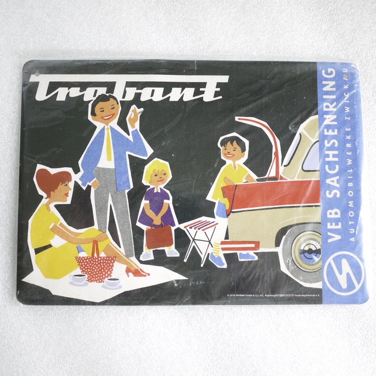TRABANT Metallschild / plaque décorative. 21 x 15 cm. New. (Neu und ...