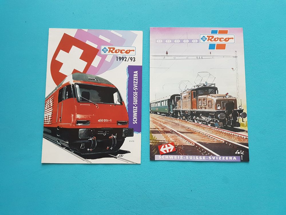 2 Prospectus Roco Schweiz, Suisse Svizzera, 1992/93, 1993/94 | Kaufen ...