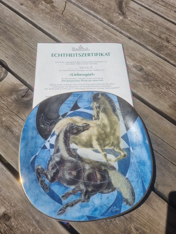 Assiette de collection, Hans Erni, rosenthal | Kaufen auf Ricardo