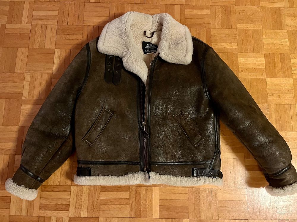 Schott B3 , US44, Large Bomberjacke Vintage fast ungetragen (Gebraucht ...