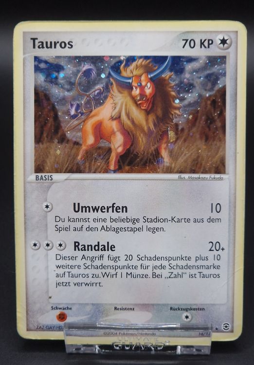 Tauros | EX FireRed & LeafGreen | De | Ab 1.- | Kaufen auf Ricardo