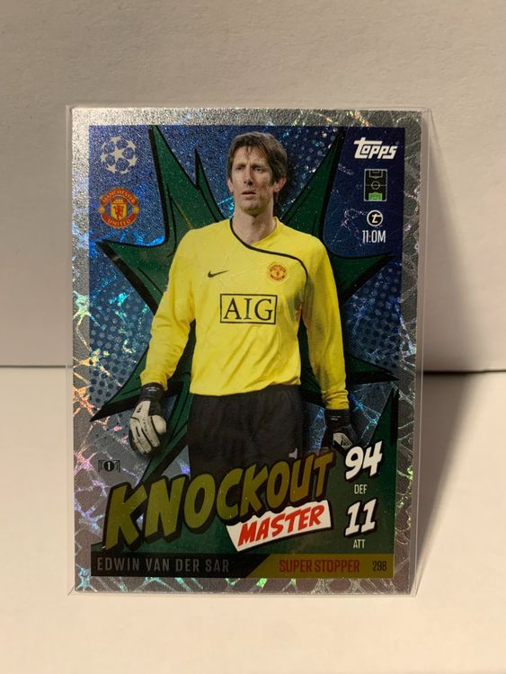 Match Attax Extra Knockout Master Van Der Sar Nr.298 (Gebraucht) in ...