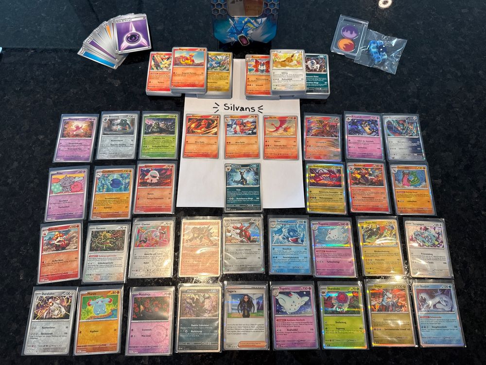 Pokemon 384 Karte XXL Set Deutsche Sammlung glänzende Karten (Neu ...