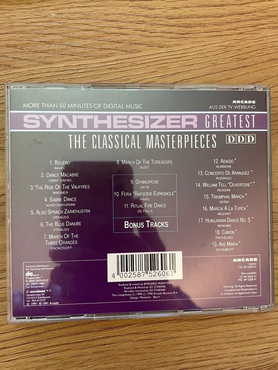 Ed Starink – Synthesizer Greatest The Classical Masterpieces (Gebraucht ...