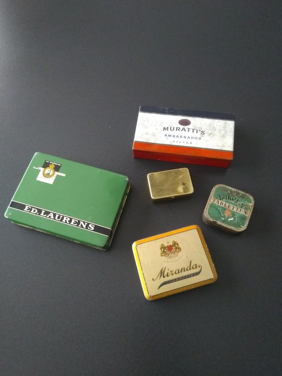 Blechdosen alt 5 Stück (Gebraucht) in Neuenegg für CHF 10 – mit Lieferung auf Ricardo kaufen