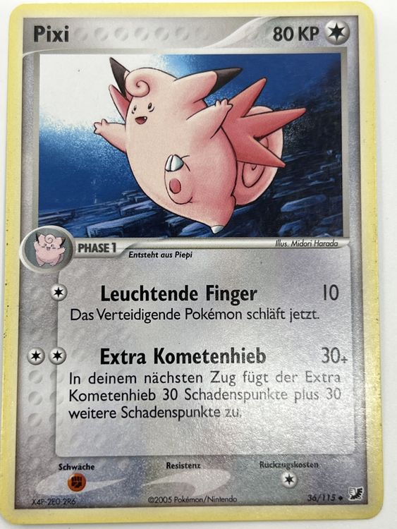 Pixi Pokémon Karte - Selten, 36/115 (Gebraucht) in Diegten für CHF 1 ...