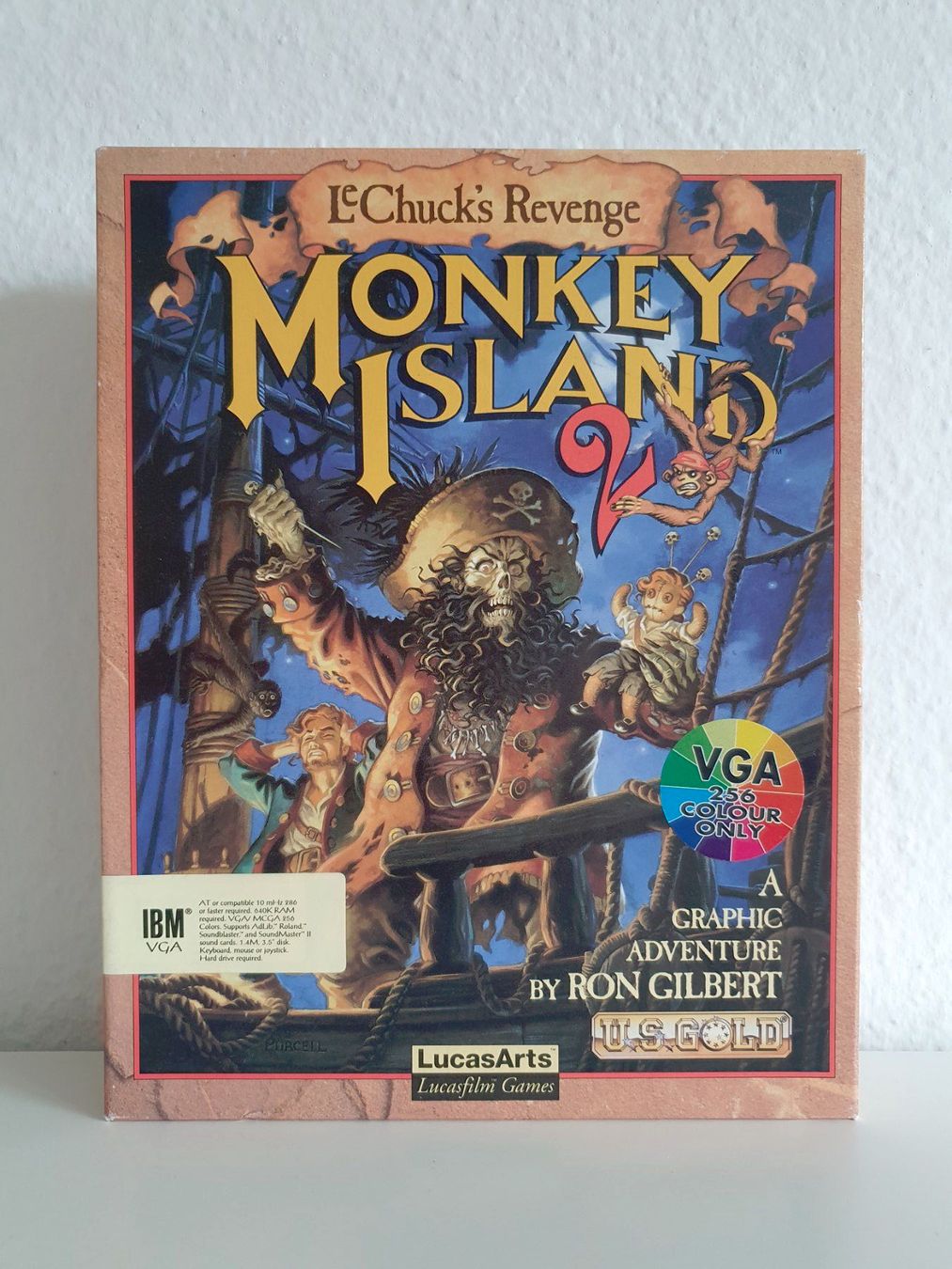 PC Game (LucasArts) Monkey Island 2 (1991) Big Box Englisch (Gebraucht ...