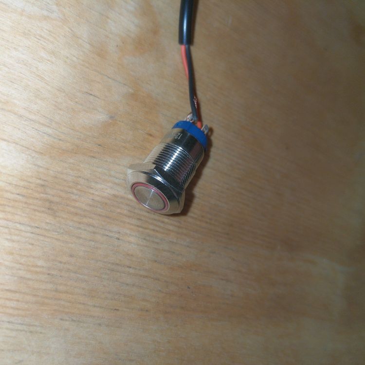 Schalter LED rot 12-24V 12mm mini (Neu und originalverpackt) in ...