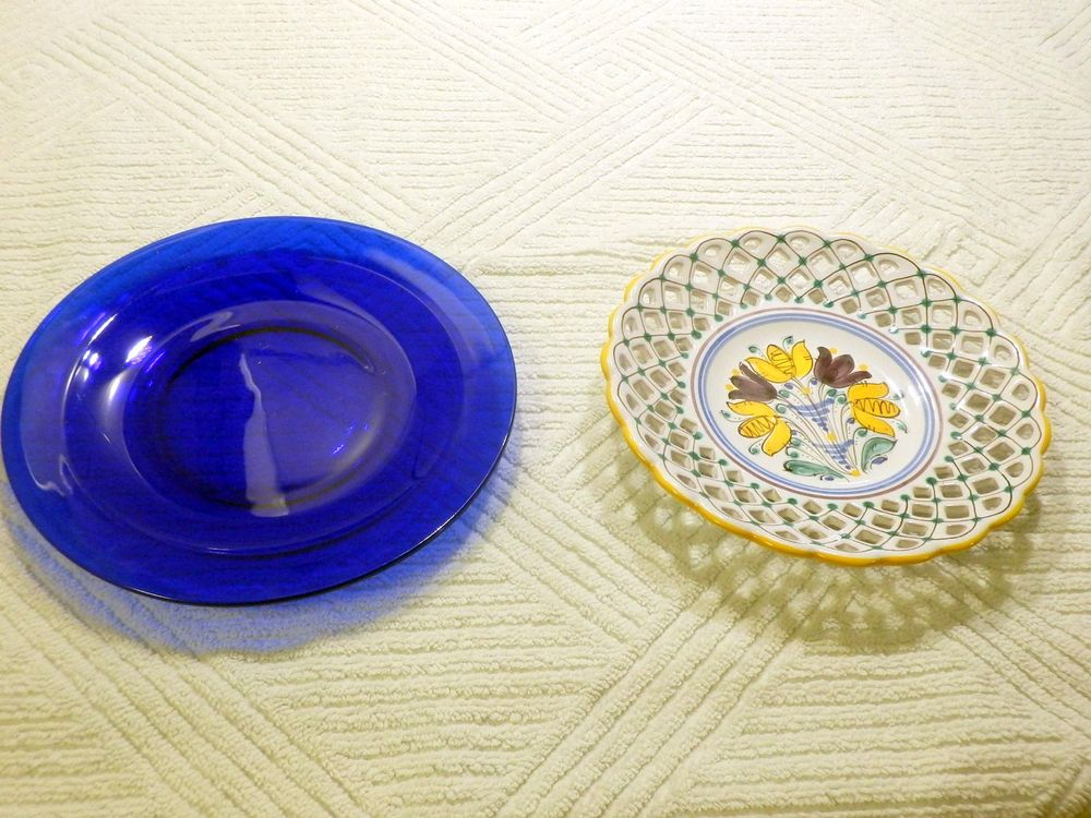 Wandteller, Porzellan, Modra Slowakei, Majolika, Ø, 18.5cm (Gebraucht ...