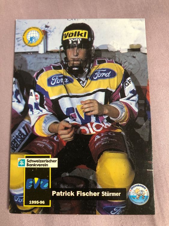 Patrick Fischer Evz Lugano HCD Hockey Card signiert | Kaufen auf Ricardo