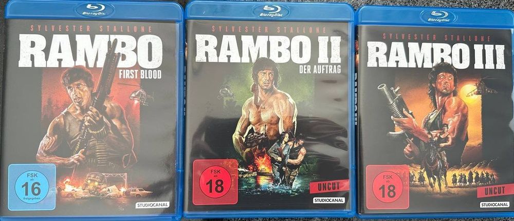 Rambo - First Blood, II, III, John Rambo, Last Blood, Top... (Gebraucht ...