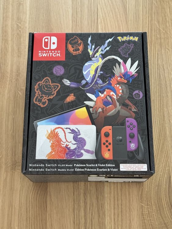 Nintendo Switch OLED Pokémon Edition - Scarlet&Violet (Neu (gemäss Beschreibung)) in Goldau für ...