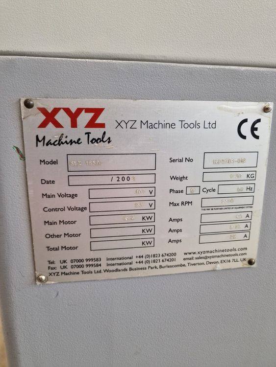 CNC Drehmaschine von XYZ Machine Tools / Drehbank (Gebraucht) in Bilten ...