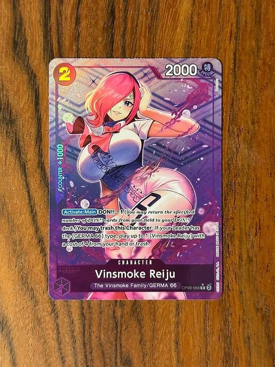 One Piece Vinsmoke Reiju Alt Art OP06 068 English (Neu (gemäss ...