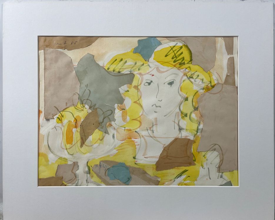 Jean Hasler (1925) Collage (Gebraucht) in Root für CHF 15 – mit Lieferung auf Ricardo kaufen